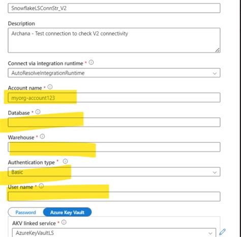 Azure Data Factory Snowflake Connector V2 Connection Issues Microsoft Qanda