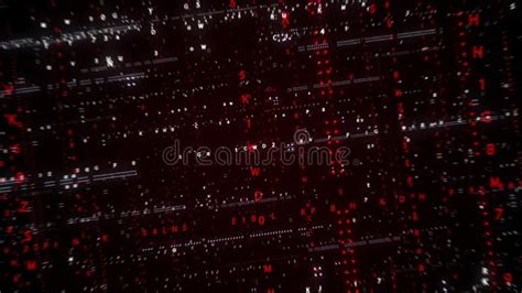 Digital Cyberspace With Digital Data Network Connections Abstract Background Concept Stock