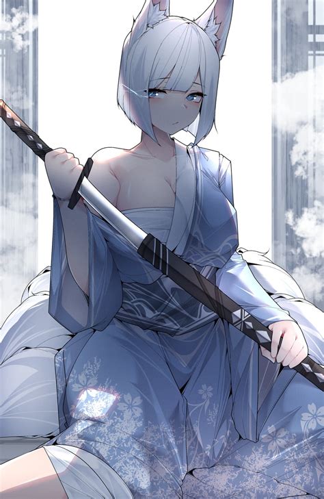 Kaga Azur Lane Drawn By Samip Danbooru