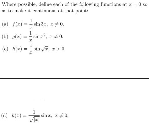 Solved Where Possible Define Each Of The Following