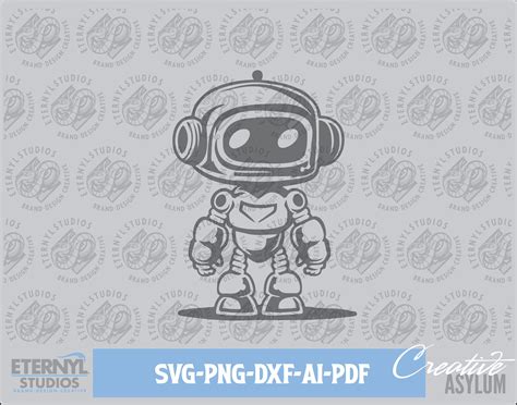 Robot Svg Png Robotics Robotics Team Robot Art Cute Robot Etsy