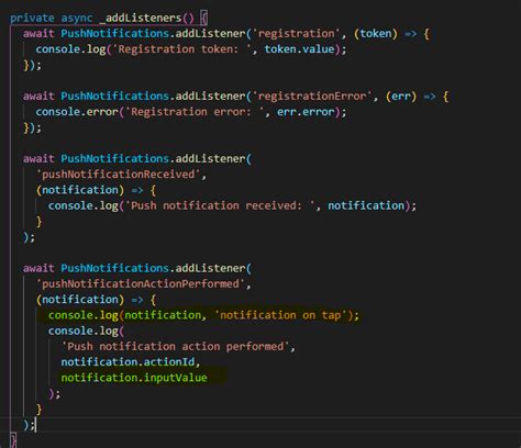 Push Notification On Tap Putvalue Is Undefined · Issue 964 · Ionic Team