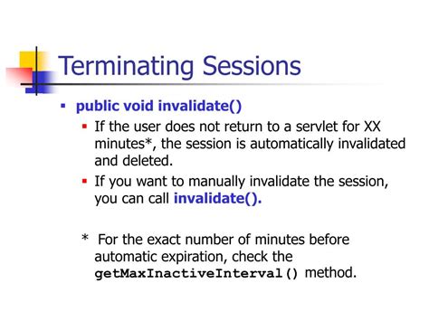 Ppt Servlet Session Tracking Session Api Powerpoint Presentation