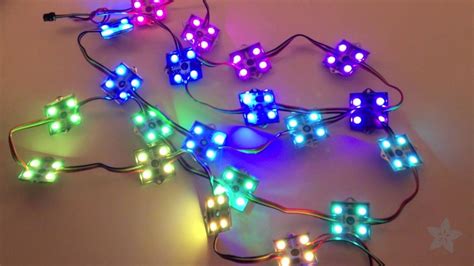 Adafruit ULTRA BRIGHT 4 LED 36mm Pixels In Action Adafruit Industries Makers Hackers