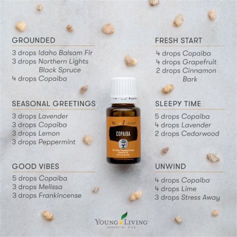 Copaiba Diffuser Blends Digital Library Young Living