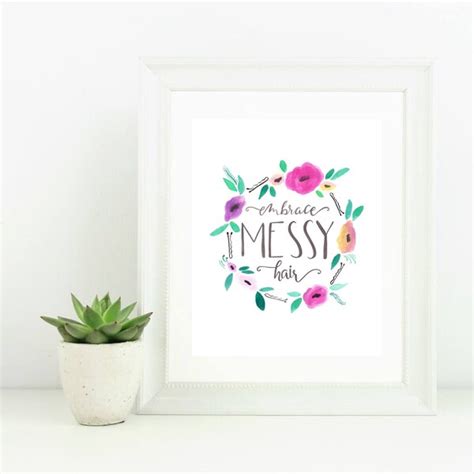 Embrace Messy Hair Etsy