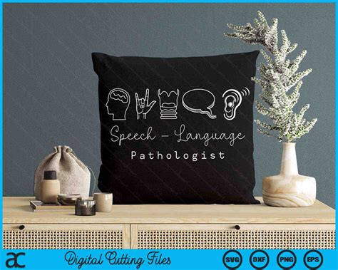 Speech Language Pathology Pathologist Speech Therapist Svg Png Files Creativeusarts