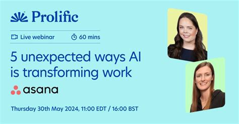 Prolific On Linkedin Ai Aiinworkplace Futureofwork