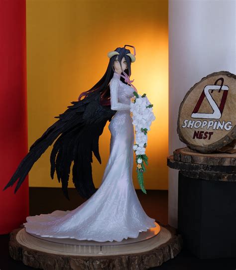 Overlord Albedo Wedding Dress Version Action Figure 17 Cm Pvc An