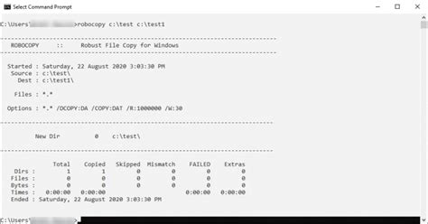 How To Robocopy Command Line 4it