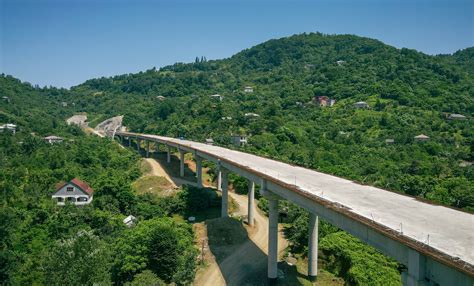 ბათუმის შემოვლითი ახალი 14კმ იანი გზის მშენებლობა აქტიურად გრძელდება 🟡პროექტის ფარგლებში შენდება