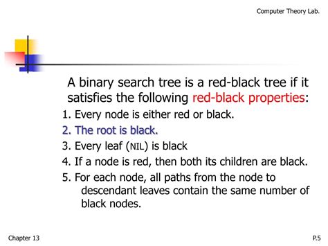 ppt red black trees properties insertion and deletion powerpoint