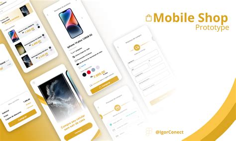 Mobile Shop App Prototype Figma