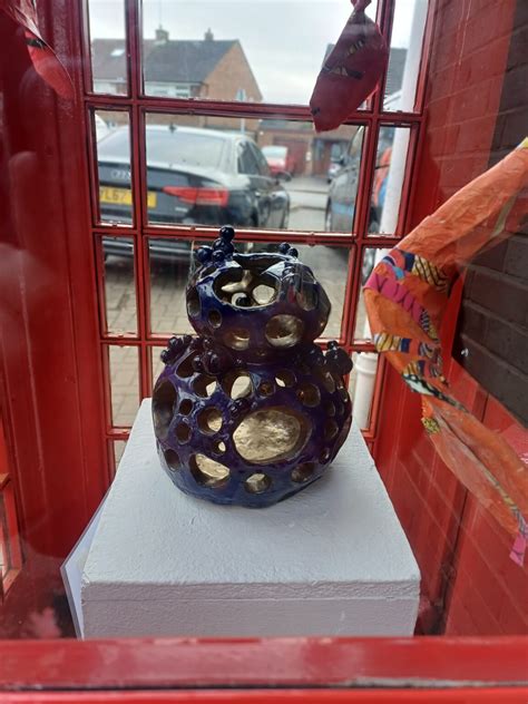 Silverdale Road Phone Box Art Installation Earley Town Council