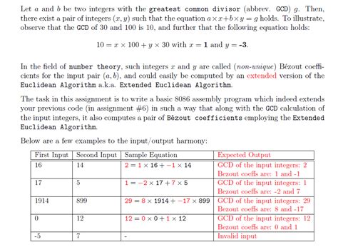 Let A And B Be Two Integers With The Greatest Common