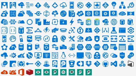 Full Set Of Microsoft Azure Icons EdrawMax