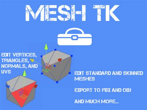 Mesh Toolkit Modeling Unity Asset Store