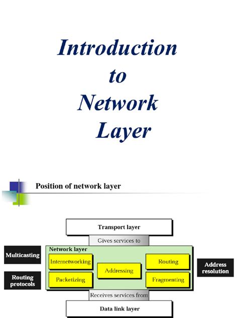 Lect13 Intro Network Layer Pdf Computer Network Packet Switching