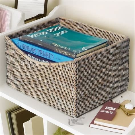 Rattan Island Rattan Rounded Corner Rect Basket Direct From Asia