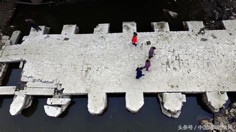 潁河放水 明代清潁橋遺址浮出水面 每日頭條