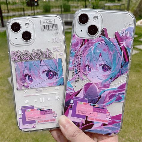 신상할인💕[젤리]미쿠 핸드폰케이스 Z플립5 아이폰15 S24 A31 A32 A33 A25 A35 전기종 감성적인 투명젤리 하츠네미쿠 만화 애니 망가 오타쿠 소녀 에이블리