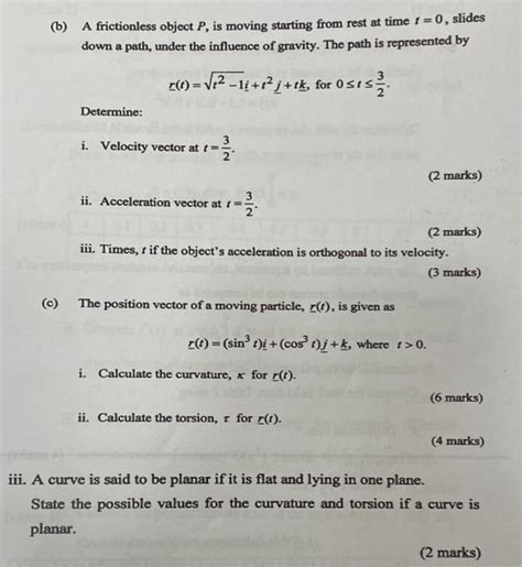 solved b a frictionless object p is moving starting from