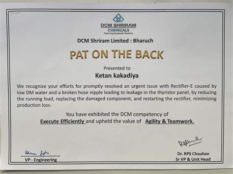 Achievement Ketan Kakadiya 10 Comments