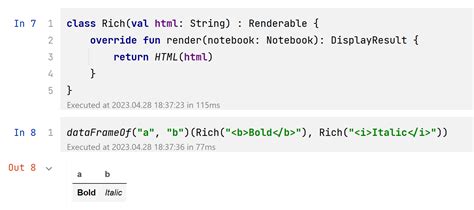 Add Documentation About Custom Rendering In Jupyter · Issue 368