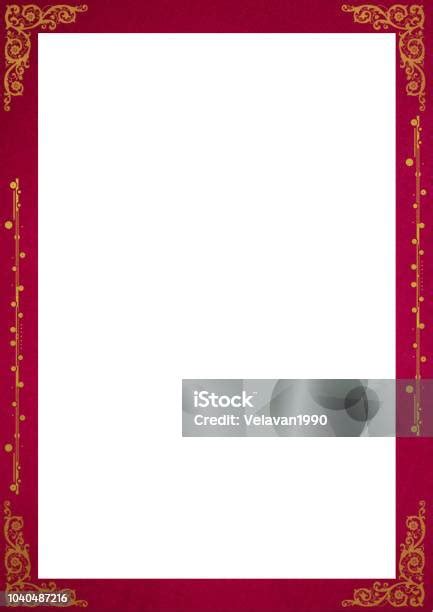 스퀘어 모양의 붉은 색 테두리와 빈티지 디자인 서식 파일 브로셔 빨강에 대한 스톡 벡터 아트 및 기타 이미지 빨강 액자 건설 프레임 Istock