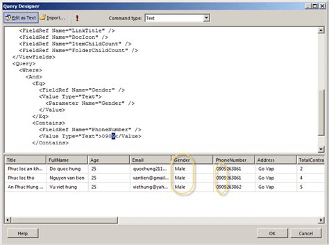 Using Caml Query In Reporting Services With Sharepoint MICROSOFT