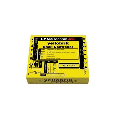 RCB Logic Lynx Technik Rack Controller For Yellobrik Modules