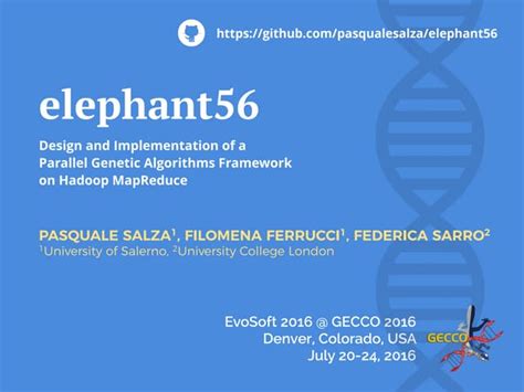 Elephant56 Design And Implementation Of A Parallel Genetic Algorithms
