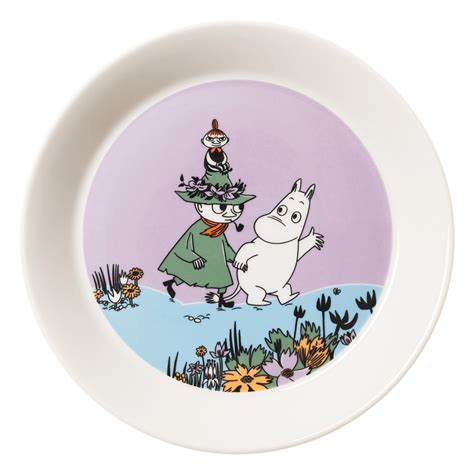 Moomin Arabia Moomin Plate Friends Forever Finnish Design Shop