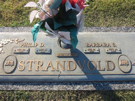 Barbara Sue Redden Strandvold 1930 2005 Find A Grave Memorial