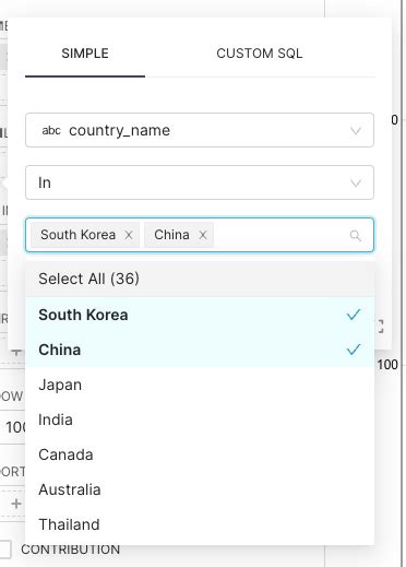 Filter Selects All Available Options Not Just The One You Select When