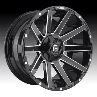 4fuel D615 Contra Gloss Black Milled 18x9 5x45 5x5 1mm