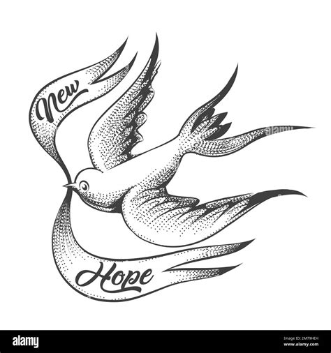 Simple Dove Tattoo Drawings