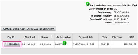 Acquirer Response Codes