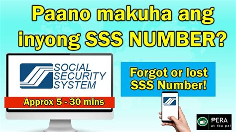 How To Retrieve Sss Number If Forgotten Or Lost Updated 2022 Paano Malaman Ang Inyong Sss
