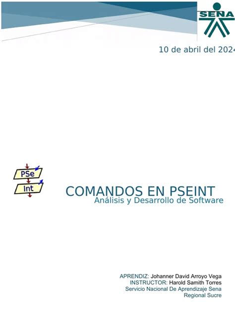 Comandos En Pseint Pseint Stuvia Us