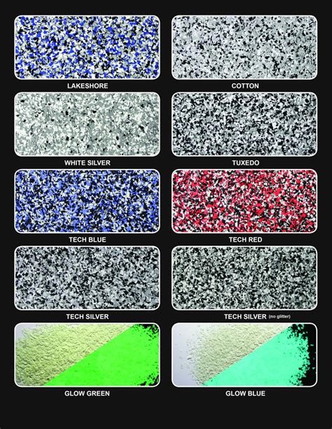 Flake Concrete Stain Color Charts Floor Pros