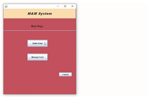 Github Wafiyr Food Ordering System Desktop Application On Food Ordering System Developed