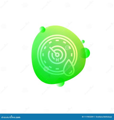 Humidity Sensor Icon From Sensors Icons Collection Creative Two Colors Design Symbol Humidity