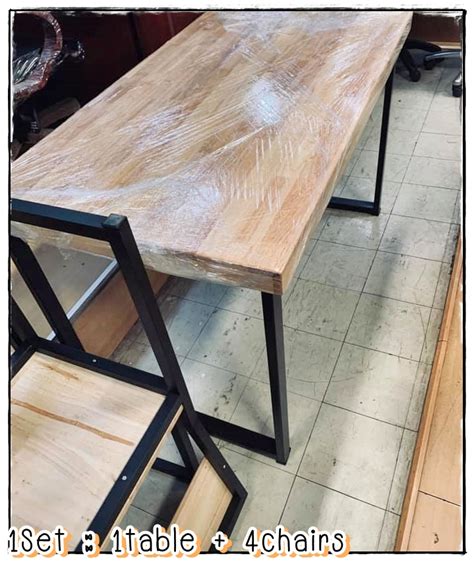 เซตโต๊ะไม้ยางพาราประสาน ไม้สนนอก Setโต๊ะ เก้าอี้ ไม้จริง จากโรงงานโดยตรง เน้นความสวยงาม แข็งแรง