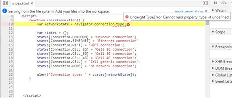 Visual Studio Cordova Uncaught Typeerror Cannot Read Property Of Undefined Stack Overflow