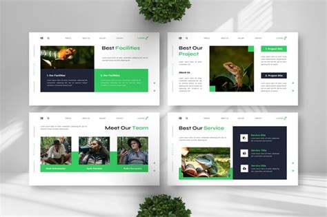 Lizard Animal Powerpoint Templates Incl Nature And Lizard Envato