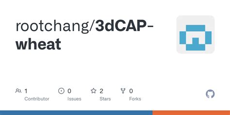 GitHub Rootchang 3dCAP Wheat