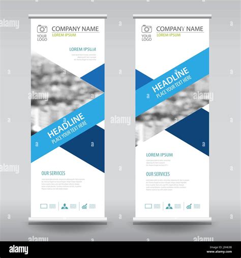 Roll Up Business Brochure Flyer Banner Design Vertical Template Vector Cover Presentation