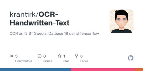 Github Krantirk Ocr Handwritten Text Ocr On Nist Special Datbase Using Tensorflow