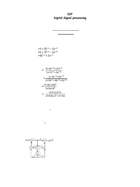 Sheet 4 Block Diagram Realization Pdf
